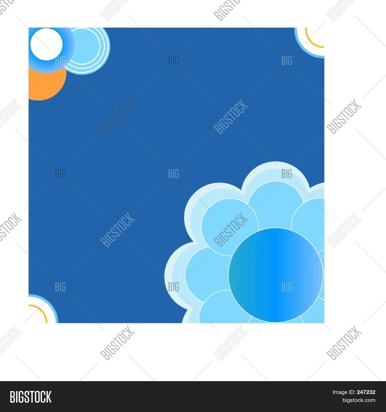 Funky Blue Wallpaper
