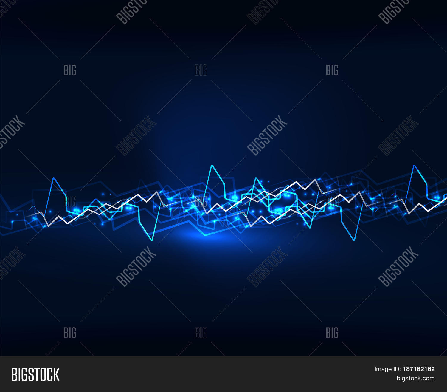 Neon Blue Lightning Background Image & Photo | Bigstock