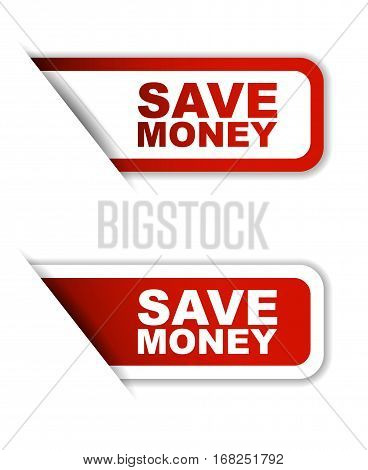 save money sticker save money red sticker save money red vector sticker ...