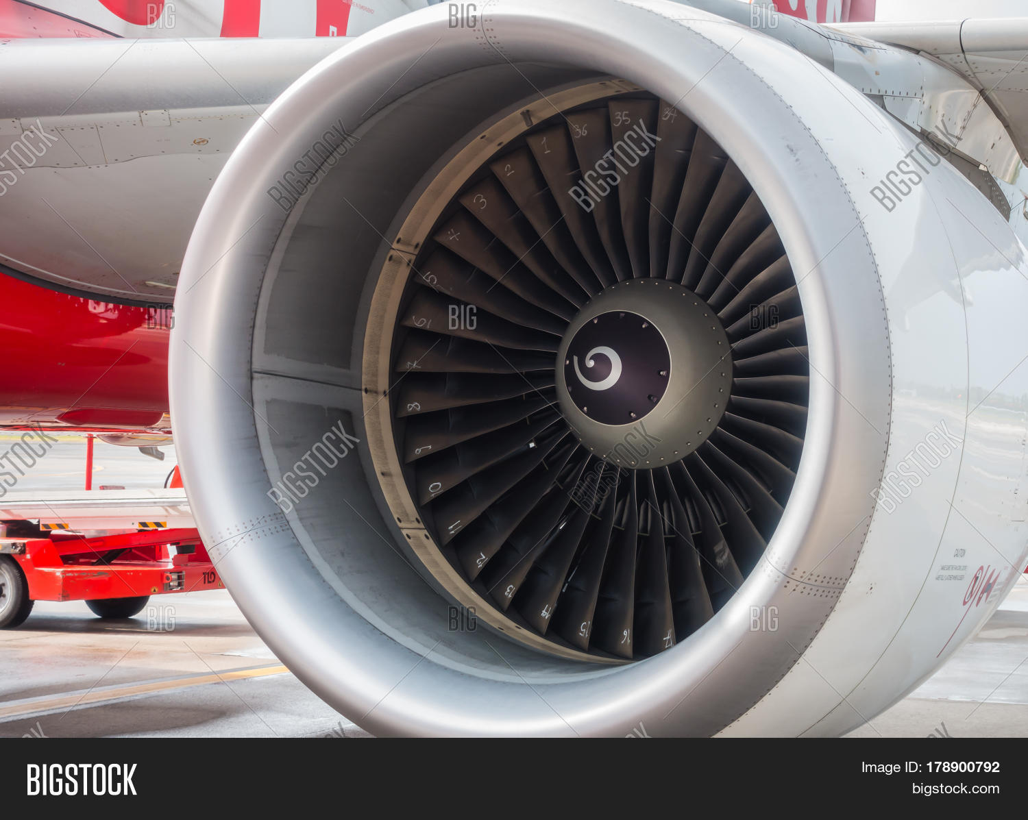 Turbine engine of airplane Stock Photo & Stock Images | Bigstock