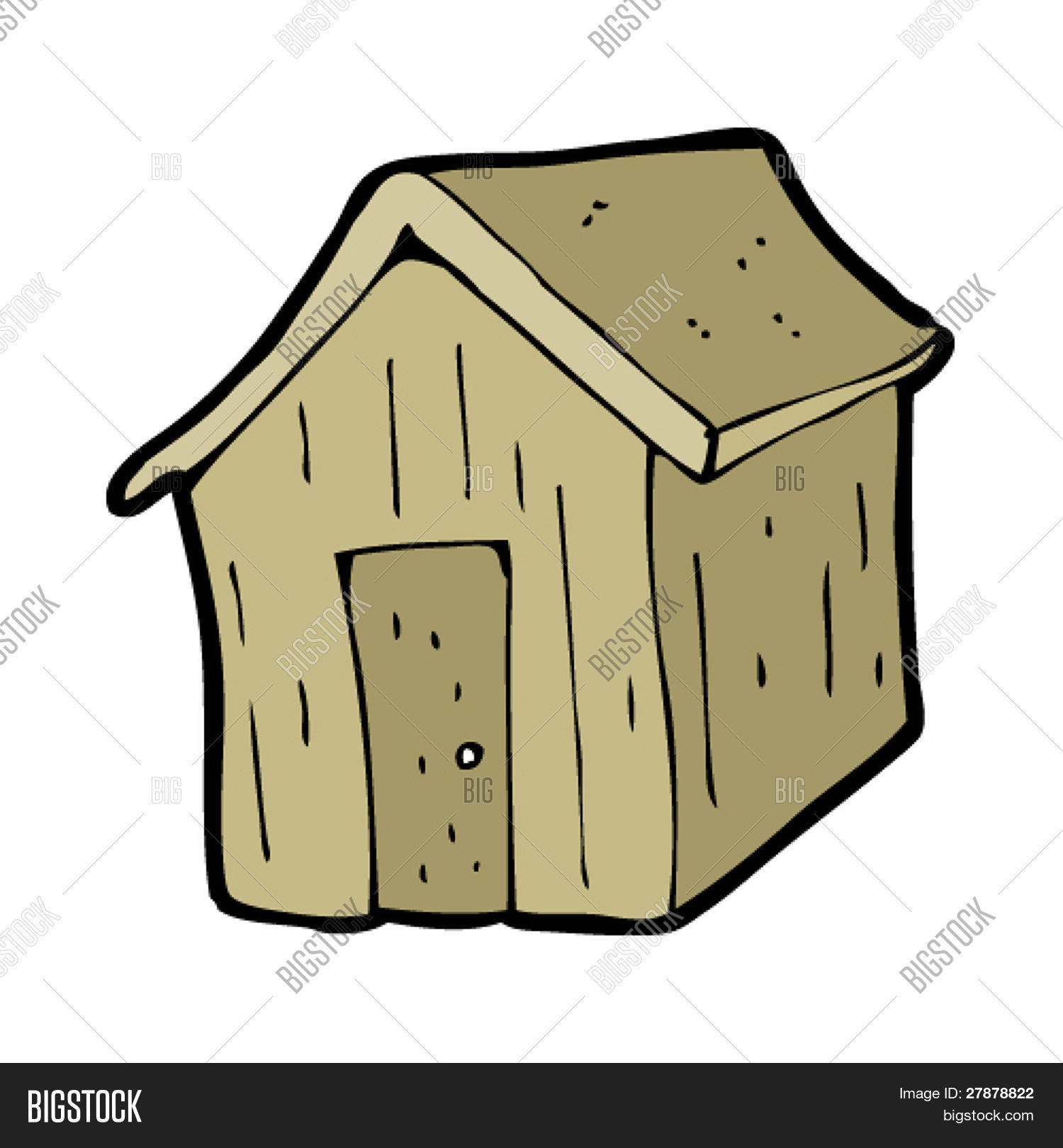 wooden shed cartoon Stock Vector & Stock Photos | Bigstock
