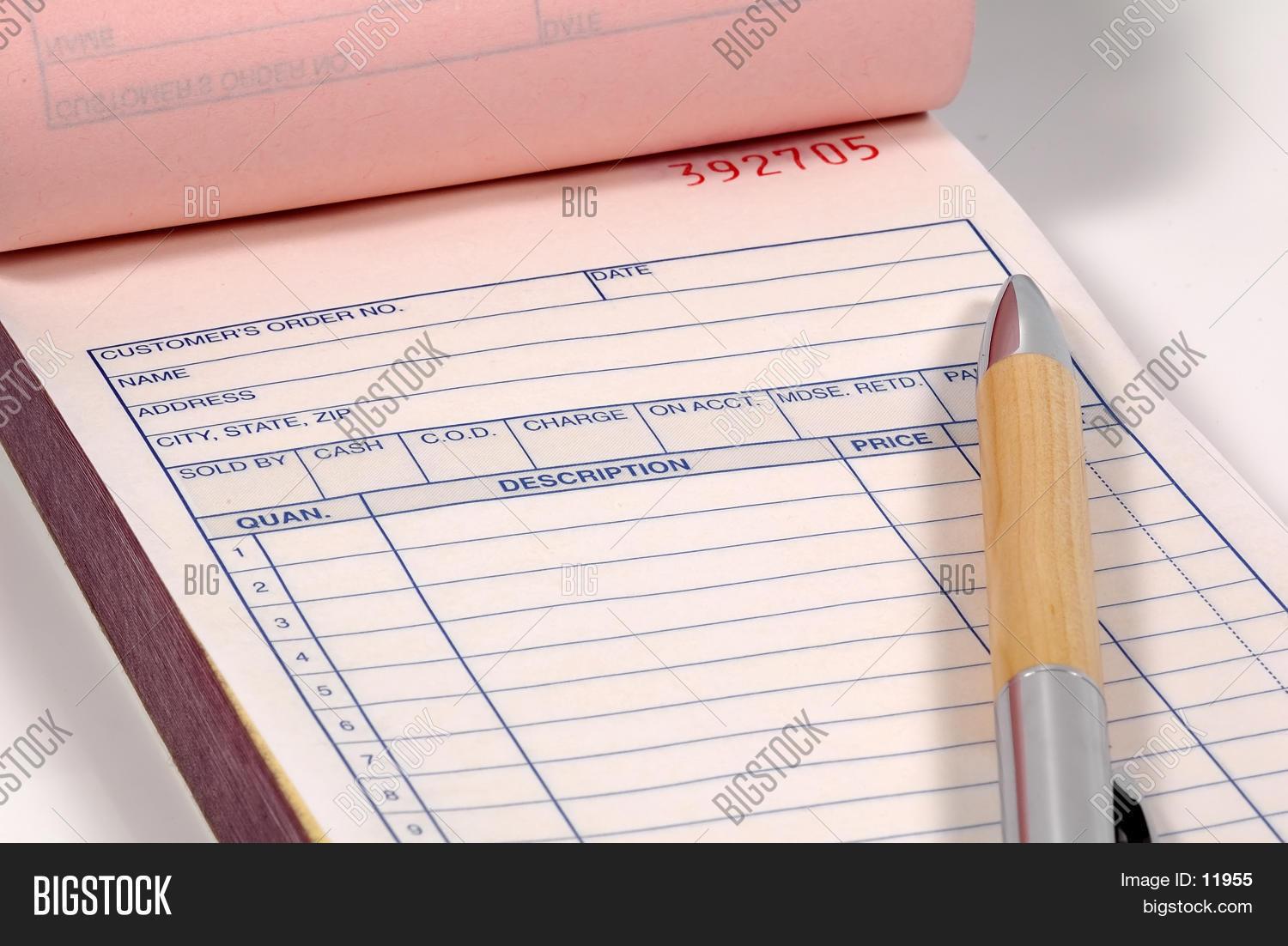 Receipt Book Stock Photo & Stock Images | Bigstock