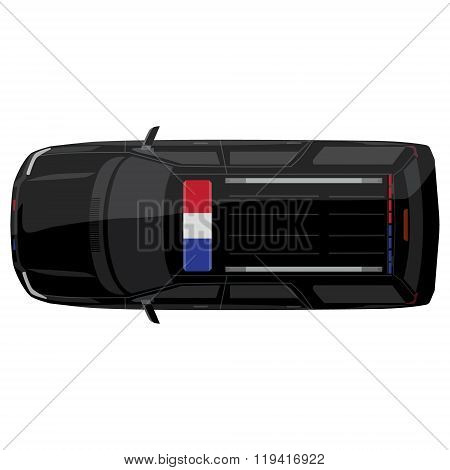 Police Car Top View Stock Vector & Stock Photos | Bigstock