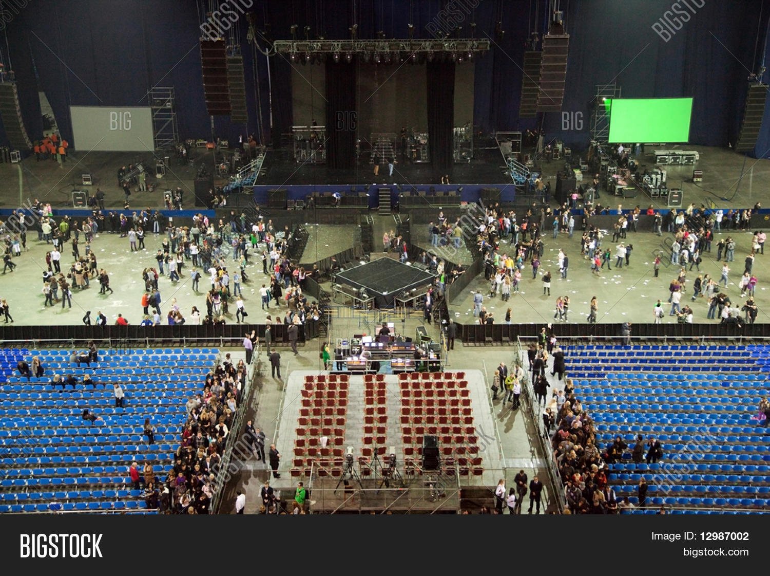 Empty Concert Stage