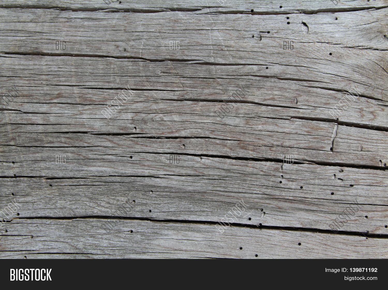 Cracked Wood Plank Grunge Texture Image & Photo | Bigstock
